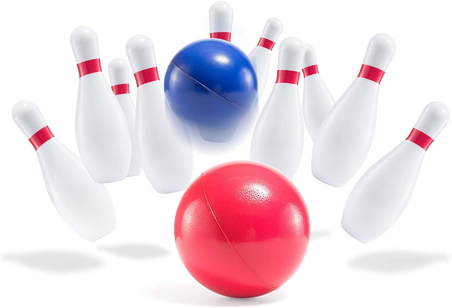 Prextex Kids Size Foam Bowling Set Soft but Sturdy Bowling Set for Kids ...