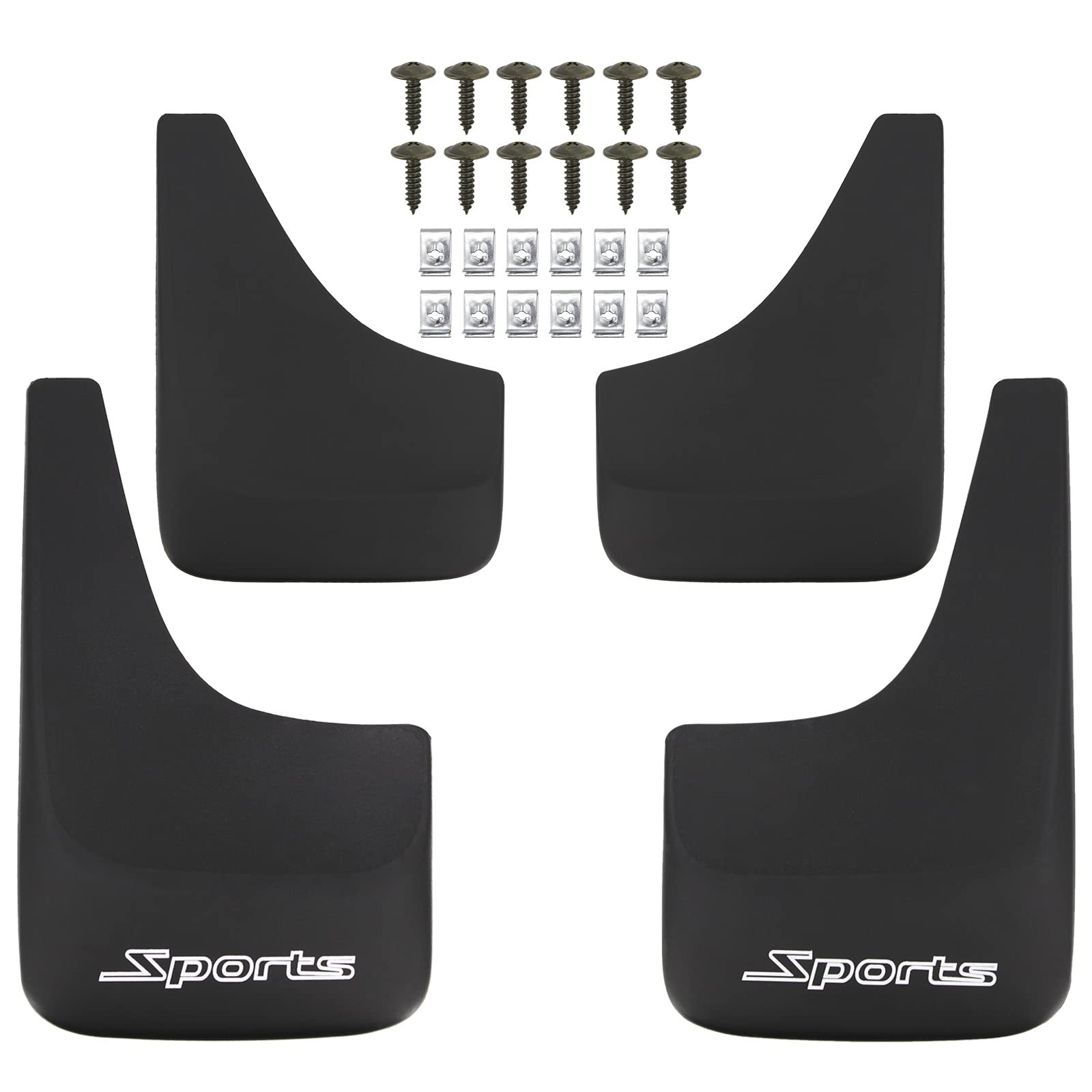 Mua Sports Mud Flaps Splash Guards Mudflaps Mudguards All Weather Wide ...