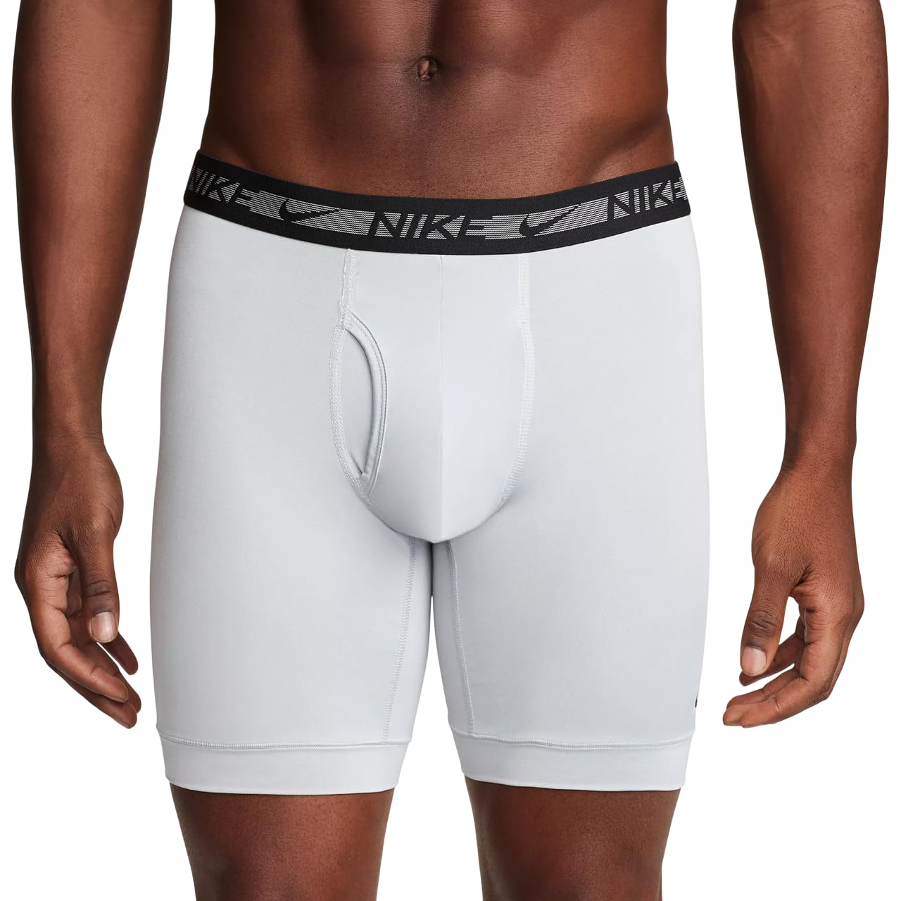 Nike Men's Dri-FIT Ultra Stretch Micro Long Boxer Briefs – 3 Pack (US ...