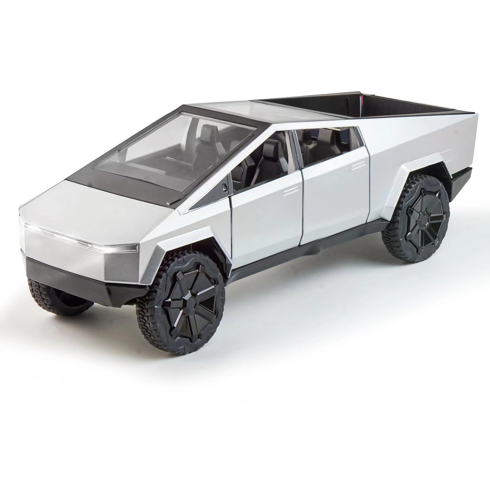 CyberTruck Model Car 1/24 Toys with Lights,Diecast Cyber Cars, Pull ...