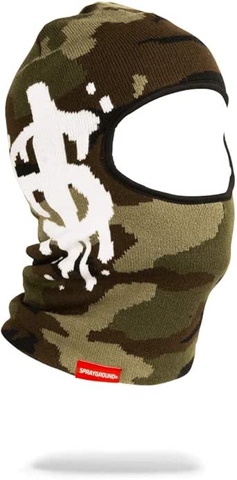 Sprayground Camo Money Drip Ski Mask Warmer Balaclava Ski Cold Frost ...