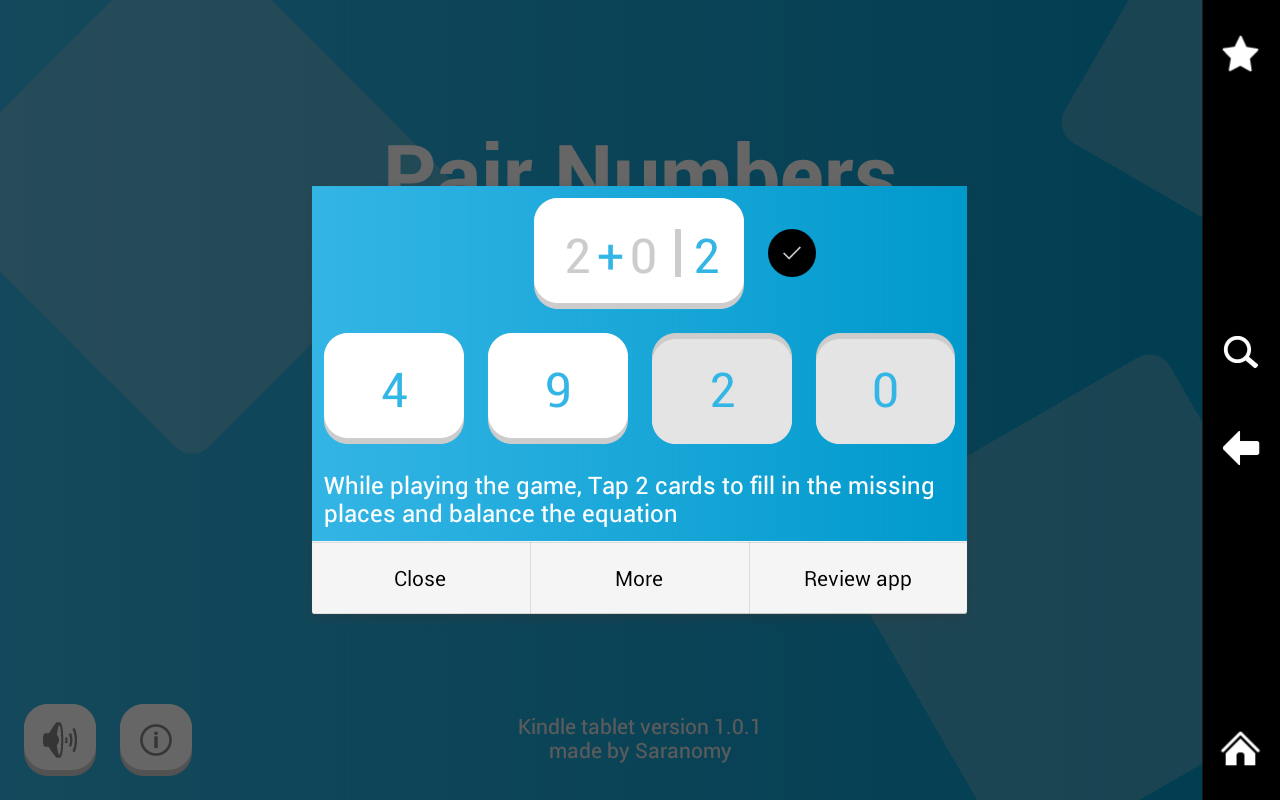 Pair Numbers for Kids:Amazon.co.uk:Appstore for Android