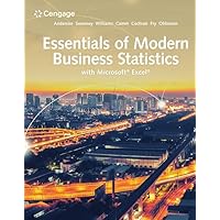 Modern Business Statistics with Microsoft Excel (MindTap Course List ...