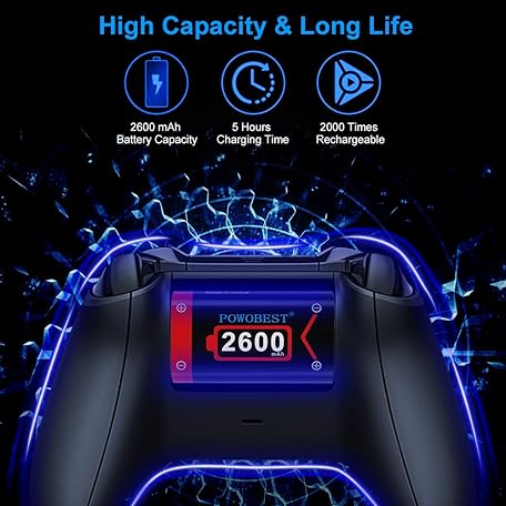 Mua 3X 2600mAh Controller Rechargeable Battery Pack for Xbox One/Xbox ...