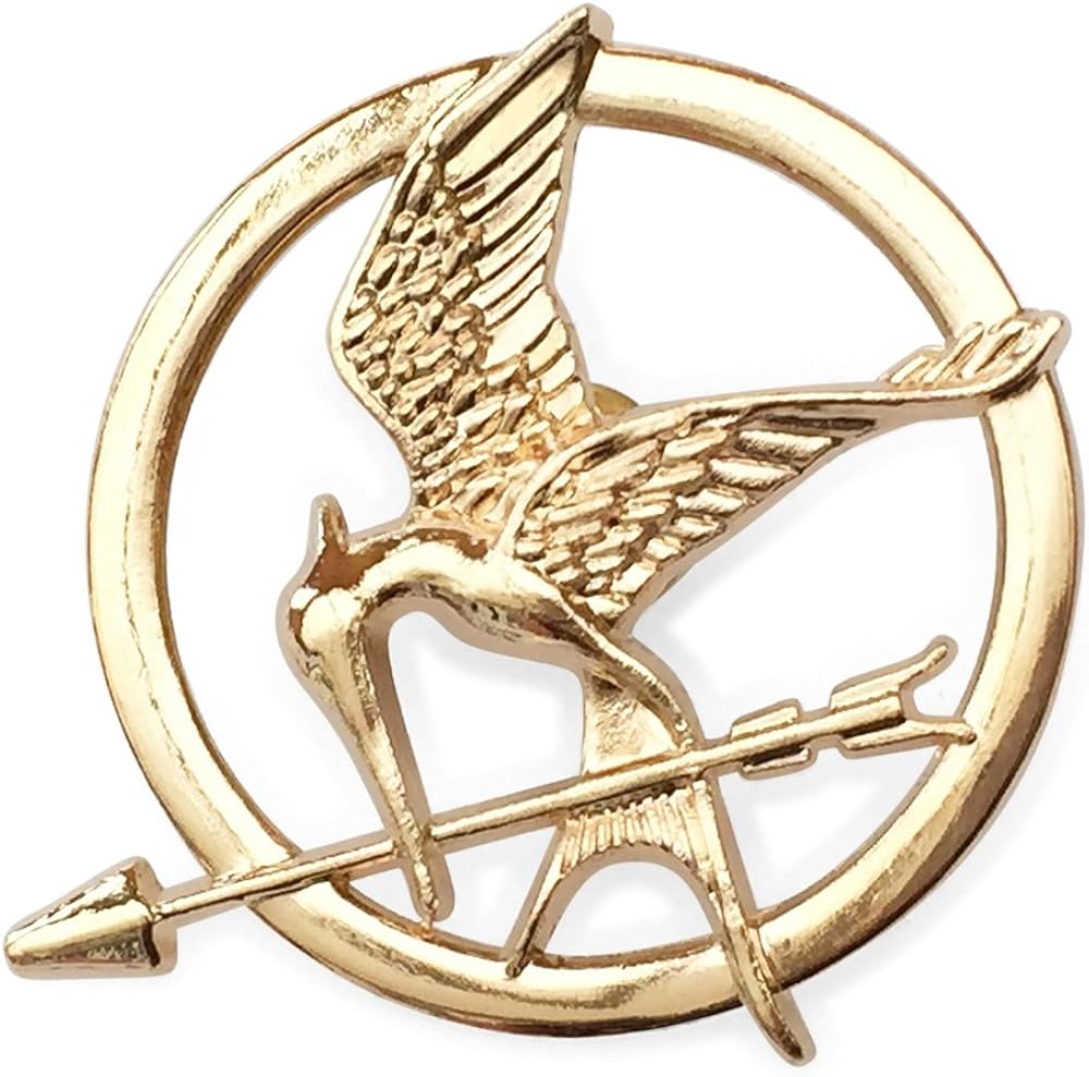 Orion Creations Hunger Games. Mockingjay Broche de Acabado Dorado ...