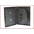 Amazon.com: 2 Pk New 22mm 8 Discs CD DVD Storage Case Black Eight Tray ...