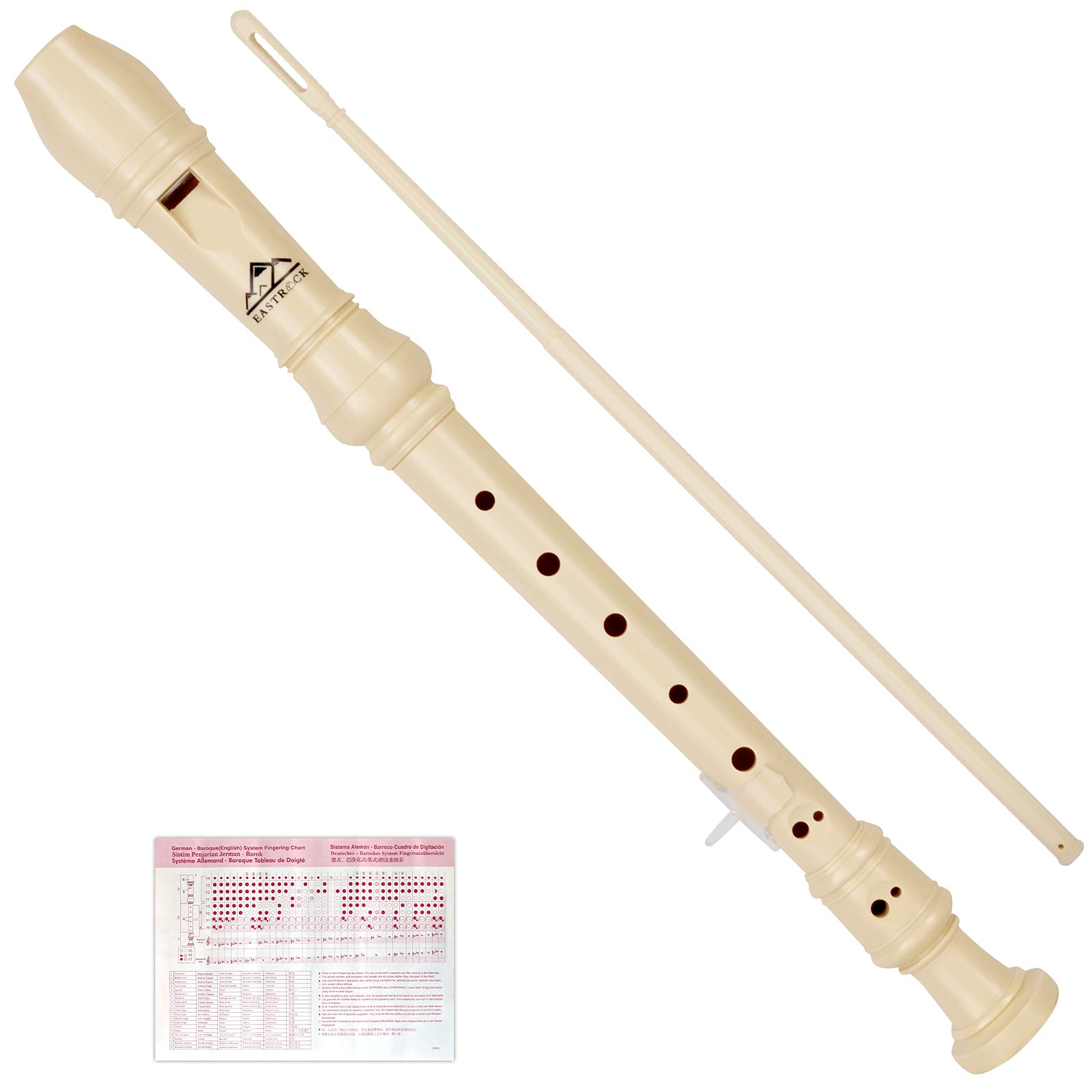 Mua Eastrock Recorder Instrument Baroque Style Soprano Recorder White 3 ...