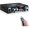 Amazon.com: Home Audio Amplifier AK-35 HiFi Bluetooth 5.0 Mini Stereo ...