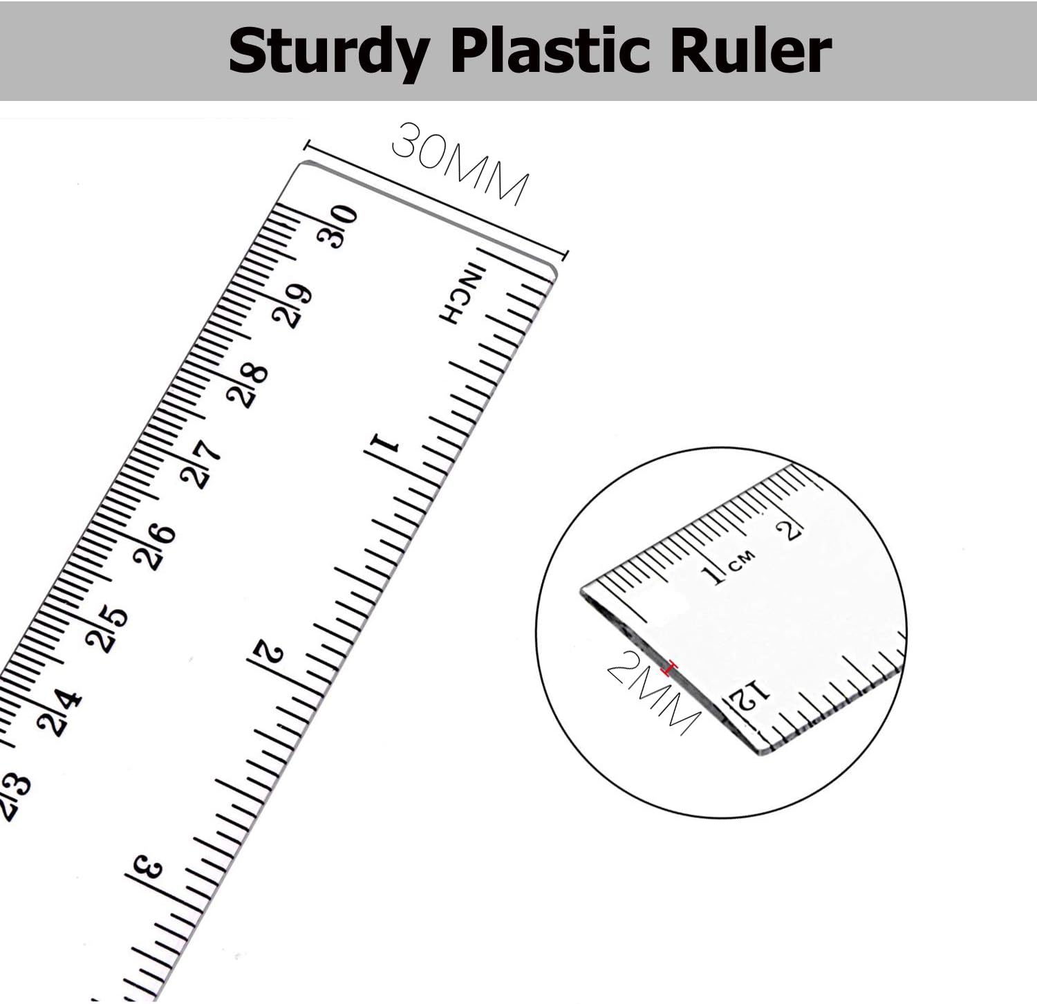 12 Inch Ruler Actual Size
