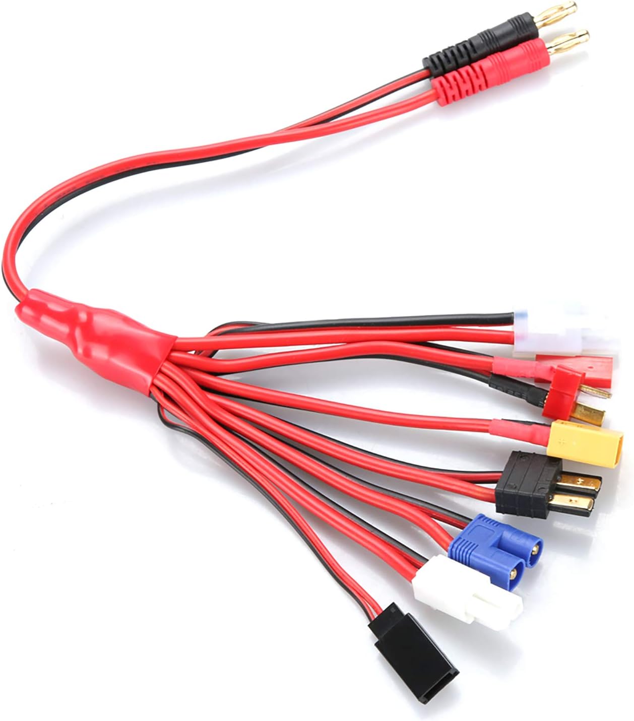 Amazon.com: RC Lipo Battery Charger Adapter Connector Splitter Wire 8 ...