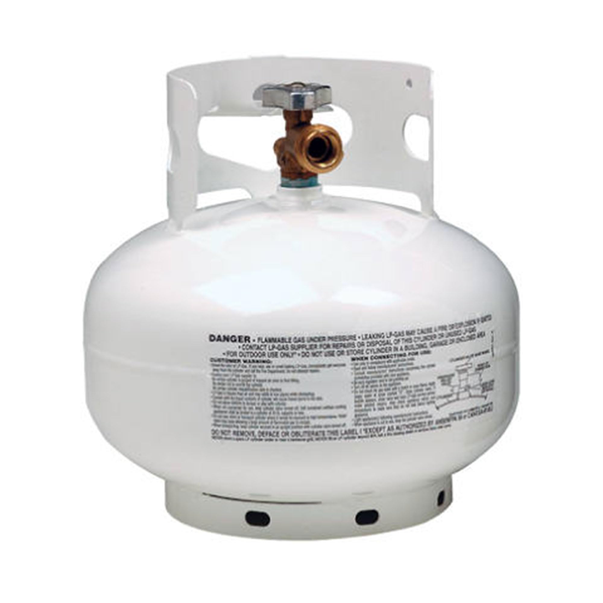 White Steel Propane Tank Manchester Worthington 40 Lb OPD Propane Tank ...