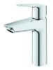 GROHE QUICKFIX Start - Smooth Body Metal Lever Basin Mixer Tap with ...