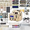 KEYESTUDIO Microbit Smart Home Starter Kit with Micro:bit V2,MakeCode Blocks & Python Code ...