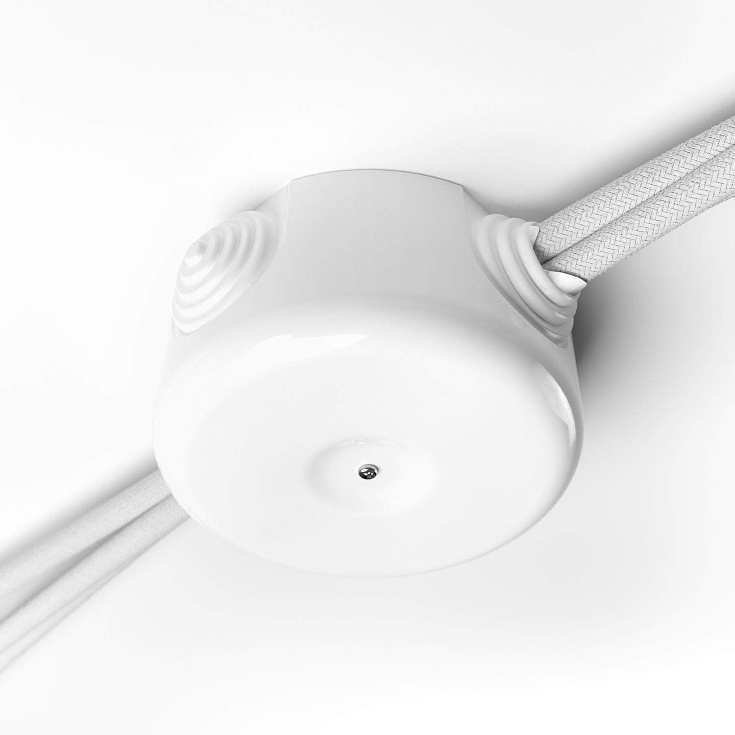 Large Porcelain Junction Box, Decorative Junction Box, White – BigaMart