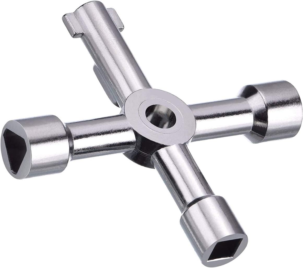 Utility Key, Radiator Exhaust Four Way Multi Function Open Key for Home ...