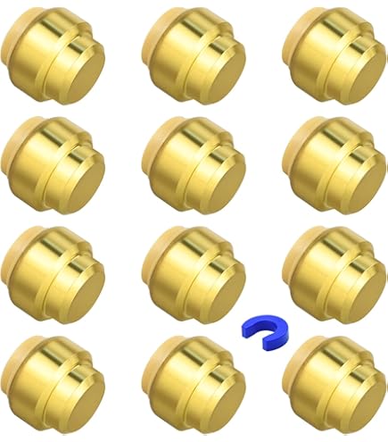 3 In Pipe Connector 10-Pack] PROCURU 3/4-Inch PushFit End Cap, Push Pex ...