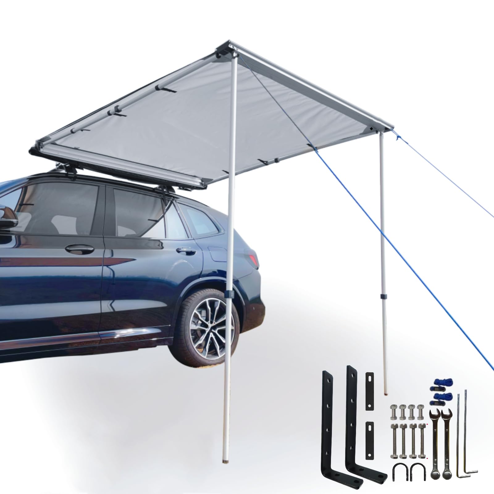 DANCHEL OUTDOOR Car Awning, Roof Rack Pull-Out Car Awning Overland ...