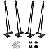 Hairpin Legs 18 inch Set of 4, DIY Furniture Metal Table Legs Perfect ...