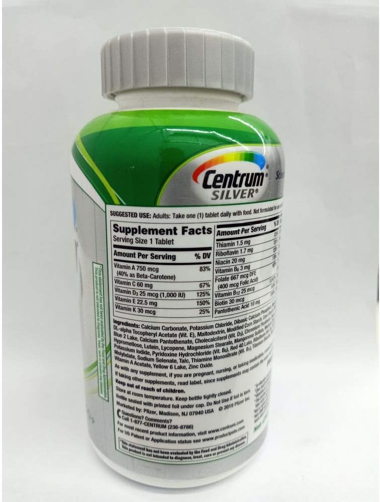 Centrum Silver Adults 50+ 325 Tablets – BigaMart