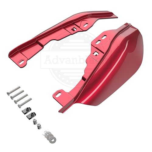 Moto Onfire Velocity Red Sunglo Mid-Frame Air Deflectors Fit for 2009 ...