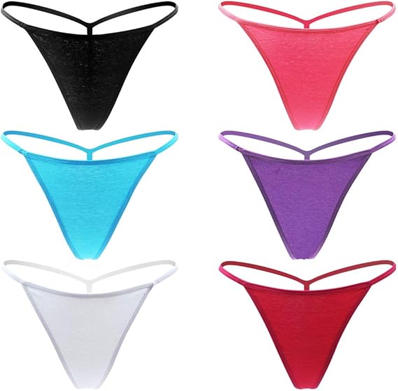 Amazon.com: Cotton G-string, Closecret Women Panties Simple Thongs ...
