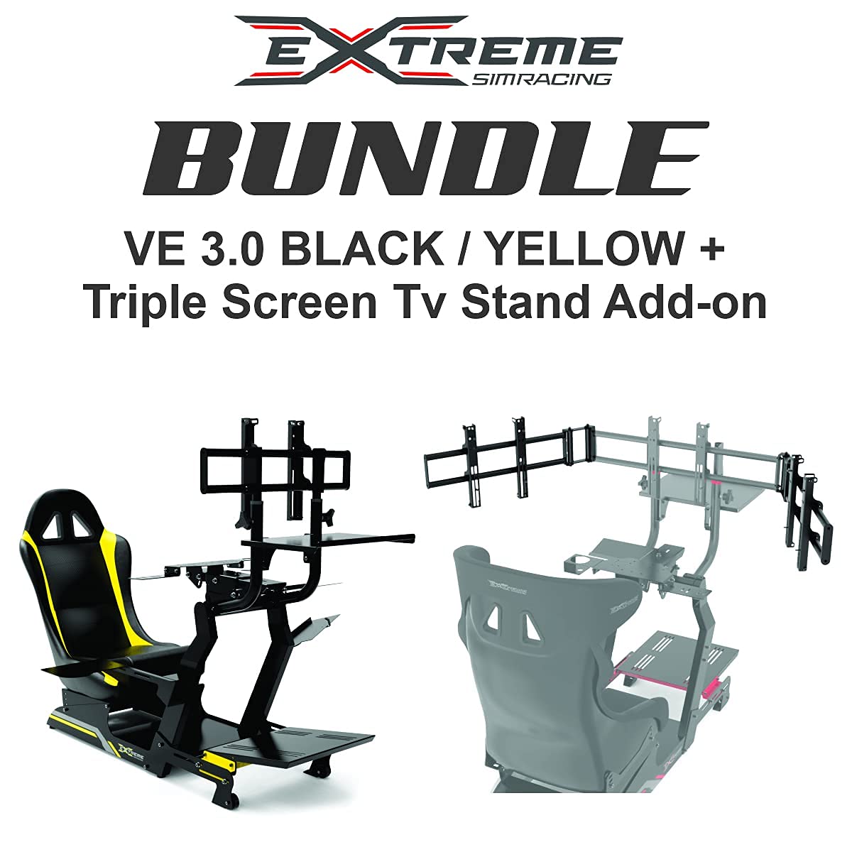 Wheel Stand Sgt Black Edition - Extreme Simracing