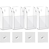 Amazon.com: 4 Pieces Acrylic Remote Control Holder Clear Wall Mount ...