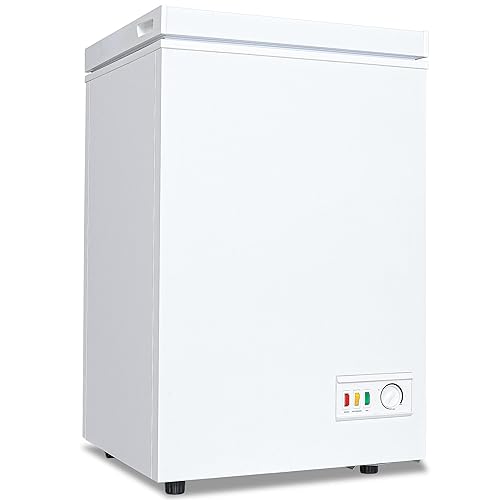 Chest Freezer 3.5 Cu. Ft Mini Deep Freezer, Compact and Efficient ...