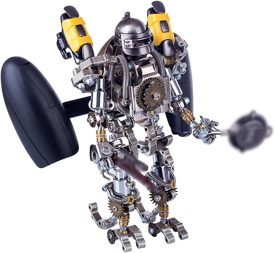 DIY Metal Mechanical Robot 3D Assembly Puzzle Model Kit - Assembly ...