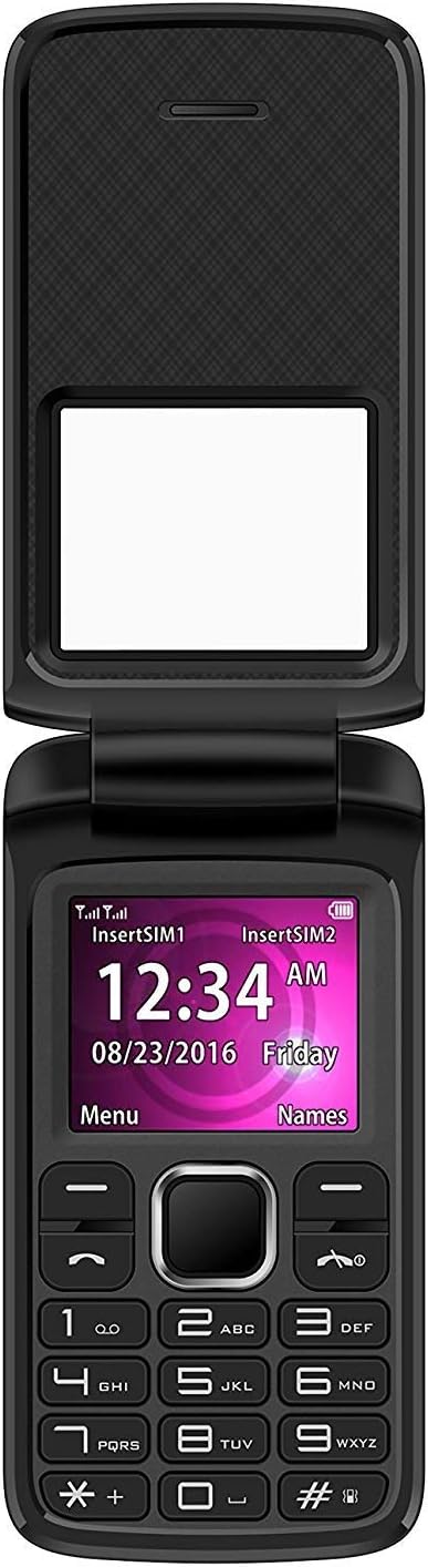Amazon.com: BLU Zoey Flex Unlocked GSM (AT&T + T-Mobile) Dual-SIM Flip ...