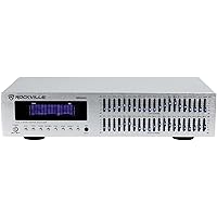 Amazon.com: Rockville REQ42-S 2 x 21 Band Home Theater Equalizer w ...