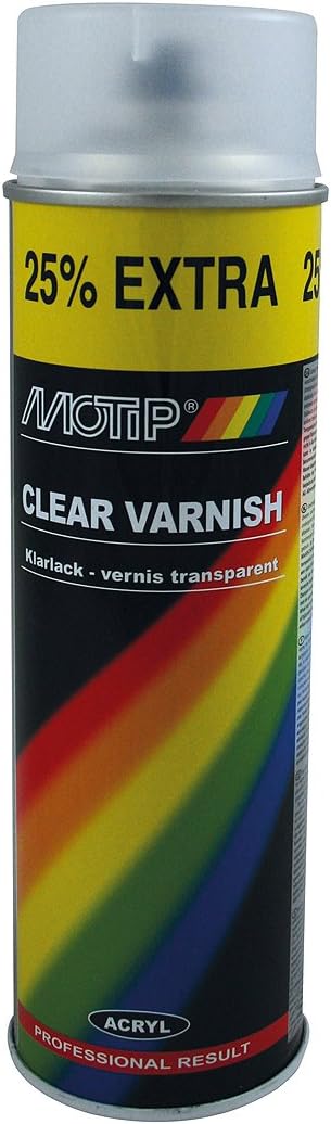 MOTIP Spray Paint - Clear Varnish - Matt - 500 ml: Amazon.co.uk: Car ...