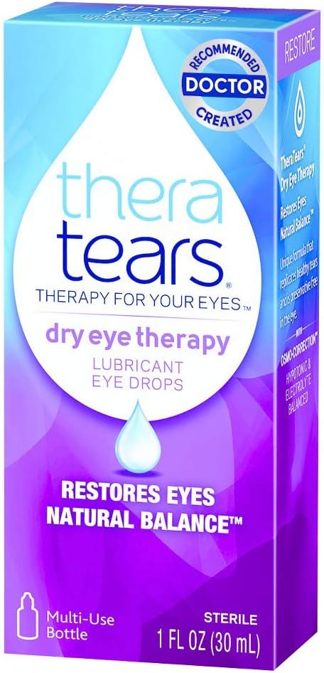 Amazon.com: TheraTears Lubricant Eye Drops - 1 oz, Pack of 2: Health ...