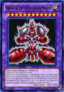 Amazon.com: Yu-Gi-Oh! - Barbaroid, the Ultimate Battle Machine (YG08 ...