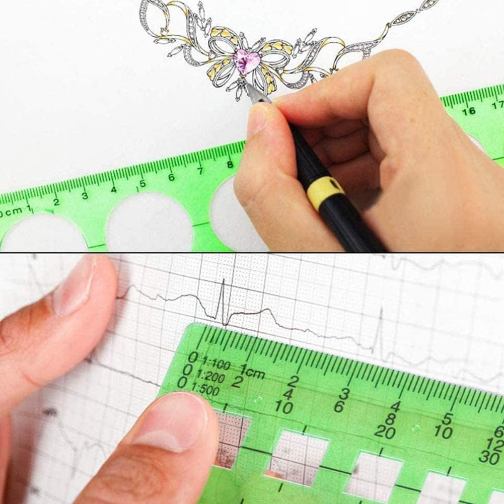 YUIP Engineering Drawing Drafting Template Plastic Geometric Painting ...