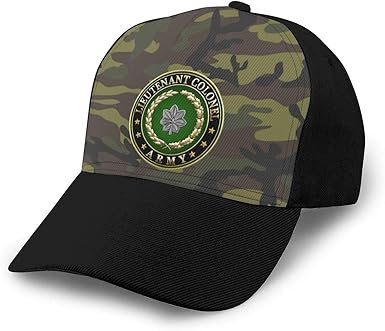 YOUNAOQQ US Army Lieutenant Colonel Rank Unisex Baseball Cap Adjustable ...