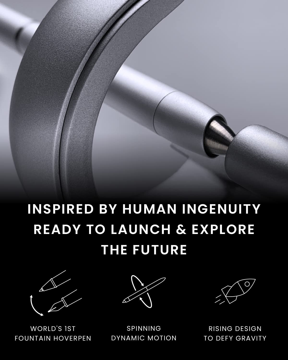 Mua novium Hoverpen Future Edition - Luxury Fountain Pen & Rollerball Pen All-In Gift Box, Fine ...