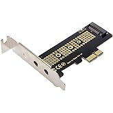 Amazon.com: NFHK Low Profile PCI-E 3.0 x1 Lane to M.2 NGFF M-Key SSD Nvme AHCI PCI Express ...