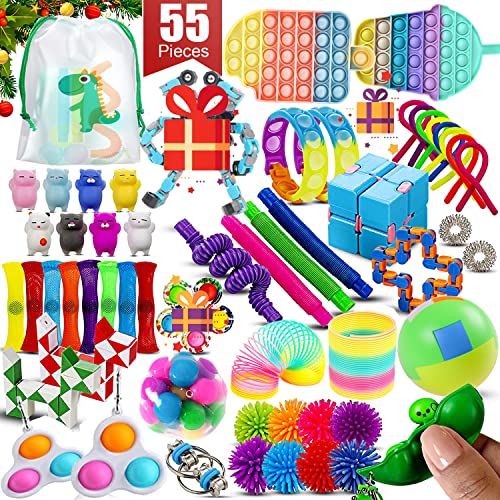 Fidget Toy Packs, Fidget Toys Set for Kids, Sensory Knife Fidget Toys ...