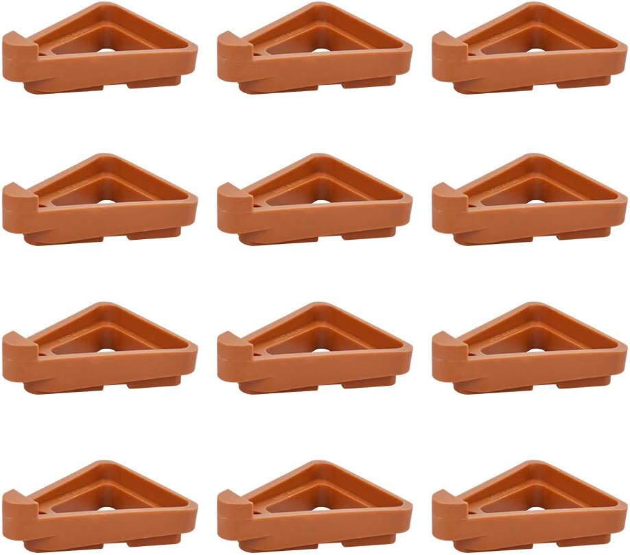 12 PCS Plant Flower Pot Feet Invisible Flower Pot Risers PP Plastic Pot ...