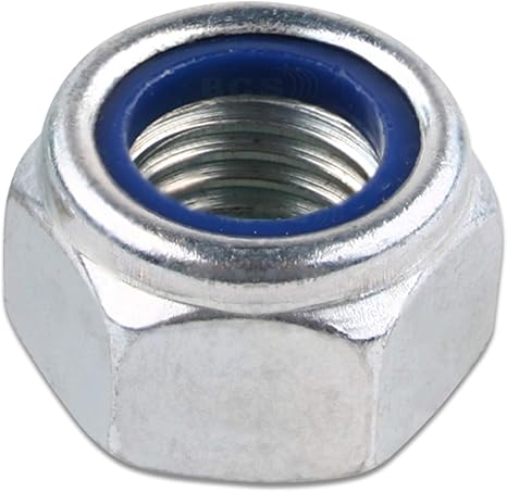 M8 Sicherungsmuttern 100 Stück DIN 985 verzinkt Stopmuttern ...