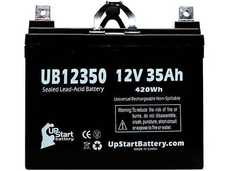 Amazon.com: Kubota UB12350 Universal Sealed Lead Acid Battery ...