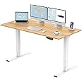 Amazon.com: FLEXISPOT Pro 3 Stages Dual Motor Electric Standing Desk 60x24 Inches Whole-Piece ...