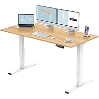 Amazon.com: FLEXISPOT Pro 3 Stages Dual Motor Electric Standing Desk 60x24 Inches Whole-Piece ...