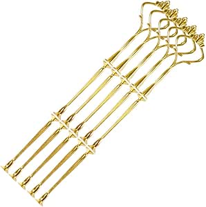 Amazon.com | 5 sets 3 Tier Metal Cake Plate Stand Centre Handle Rods ...