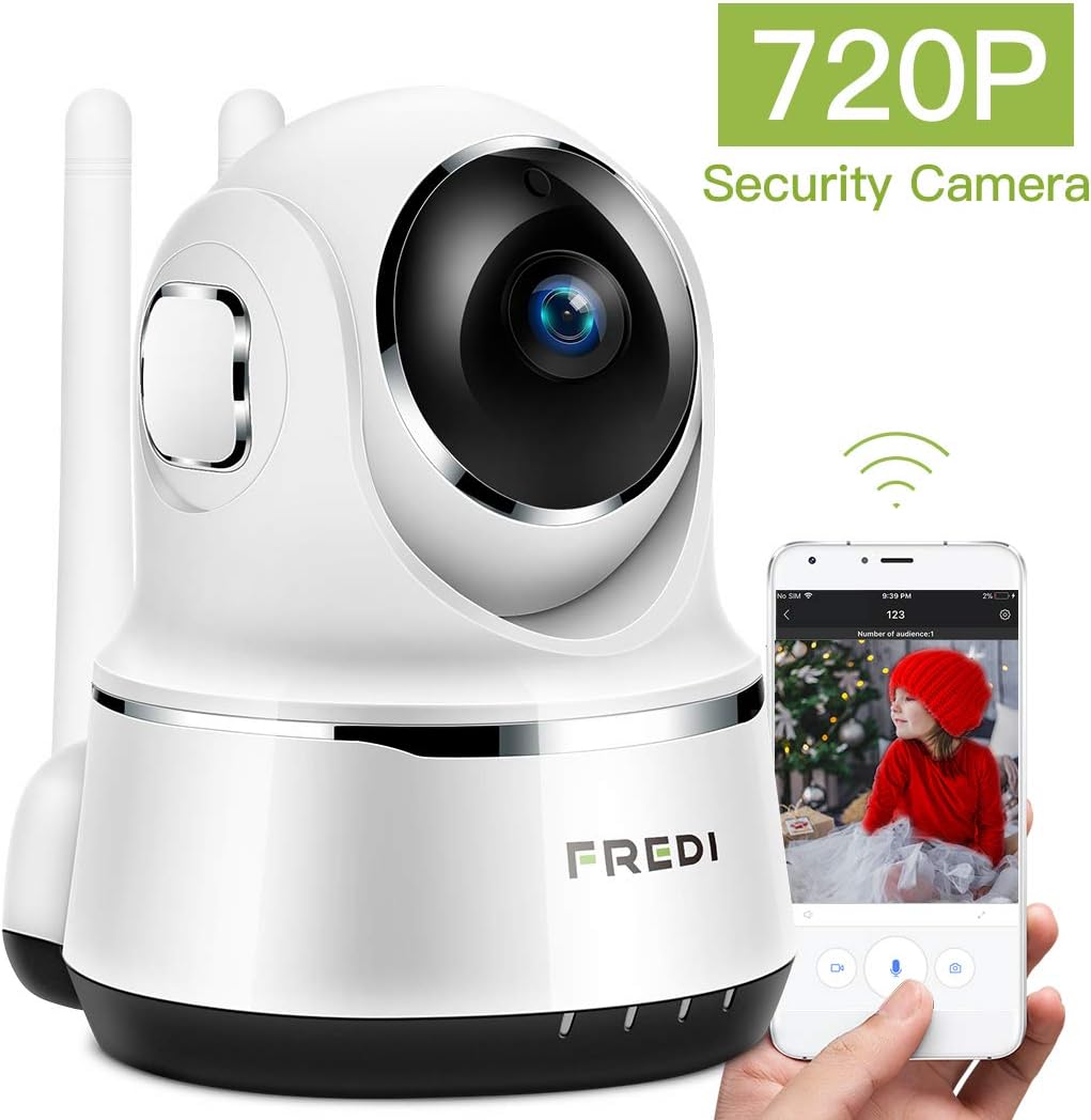 FREDI WiFi IP Camera 720P Caméra de surveillance de la maison Moniteur ...