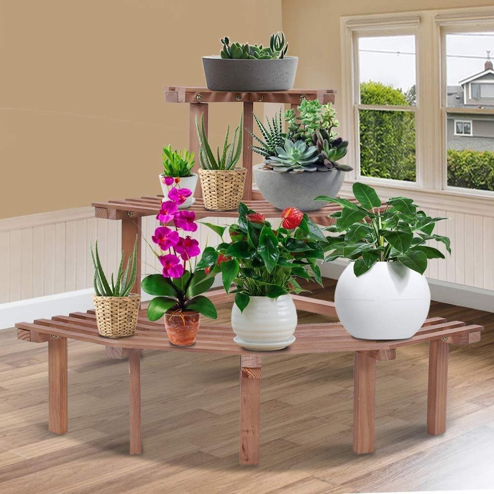 Vasi e accessori per piante Supporto per Espositore da Fiori in Vetro ...