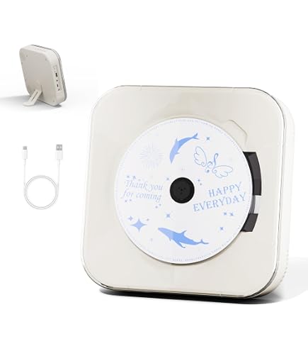 Slim Wall Mount Cd Player Wall Mountable CD Player With Bluetooth