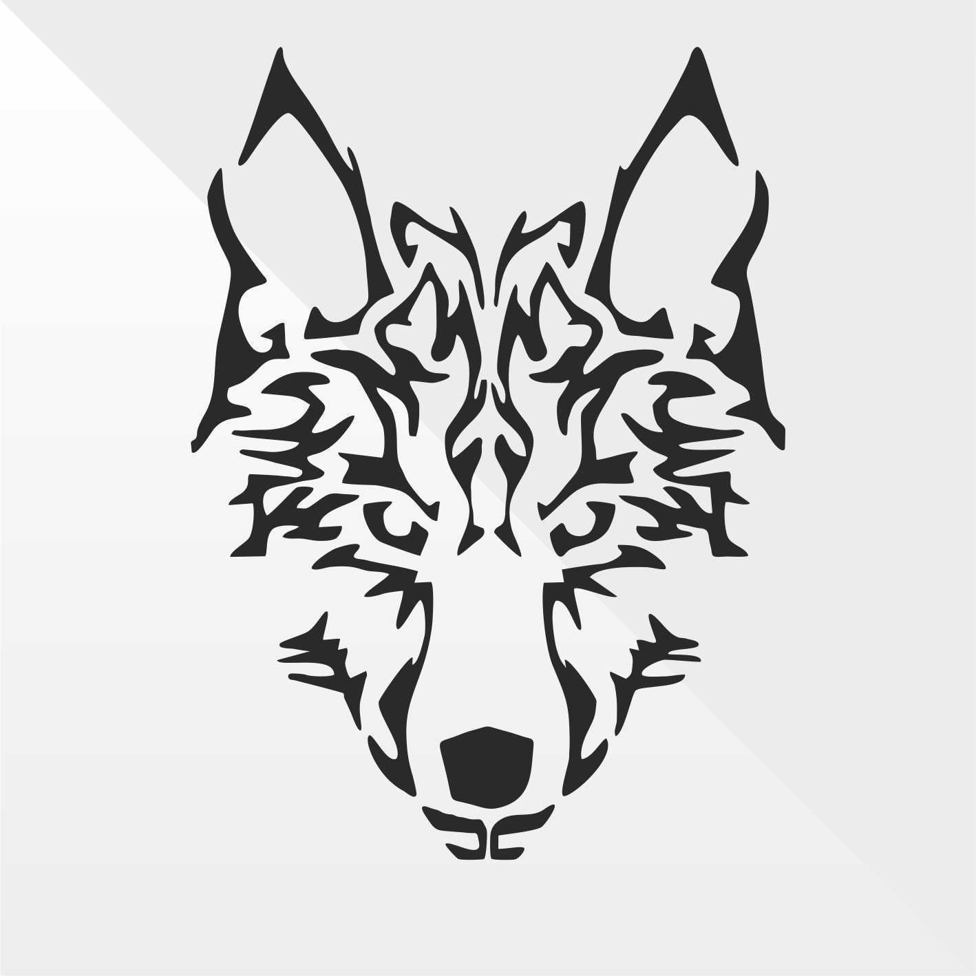 Moto, accessori e componenti Sticker Lupo Wolf Loup Lobo Decal Auto ...