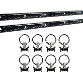 Amazon.com: Mytee Products Heavy Duty Aluminum 6 Feet L-Track Black ...